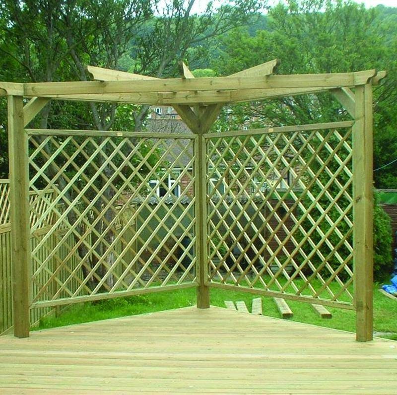 Jacksons Premier Diamond Trellis Panels : George-Stone Gardens